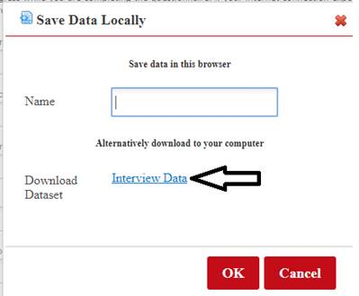 Instructions for Saving and Loading Data