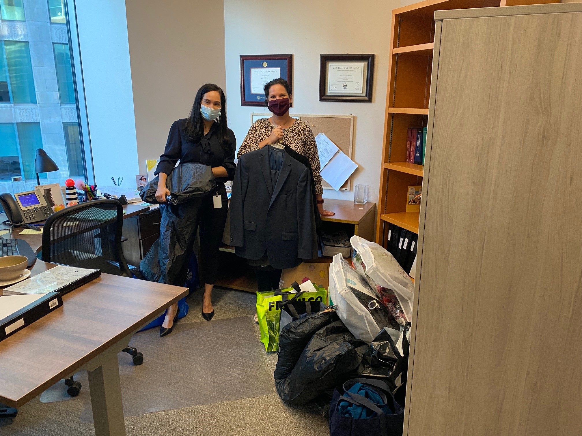 That's A Wrap - Another Successful CW Dress For Success Clothing Drive!