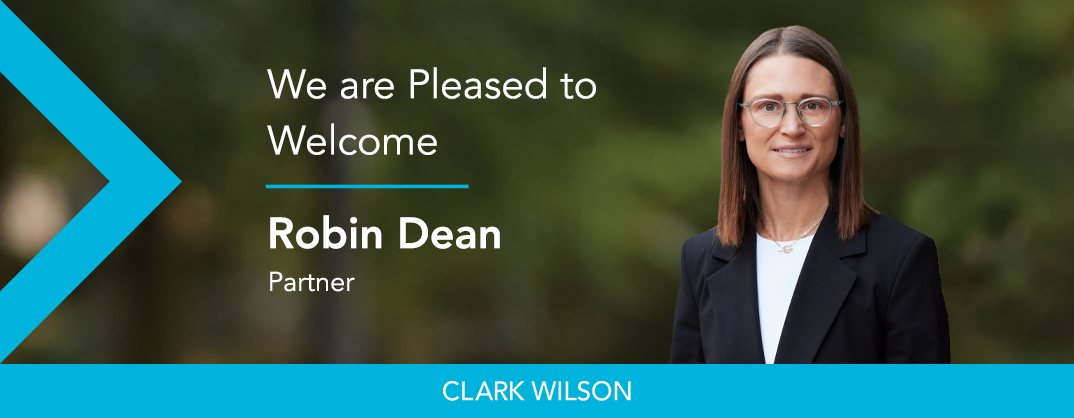Welcoming Our Newest Partner, Robin Dean