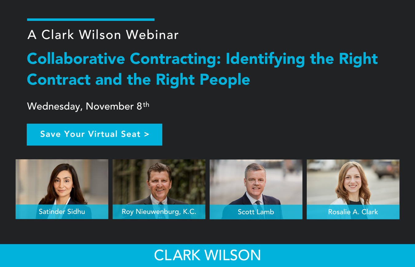[Upcoming Webinar] Collaborative Contracting: Identifying the Right Contract and the Right People