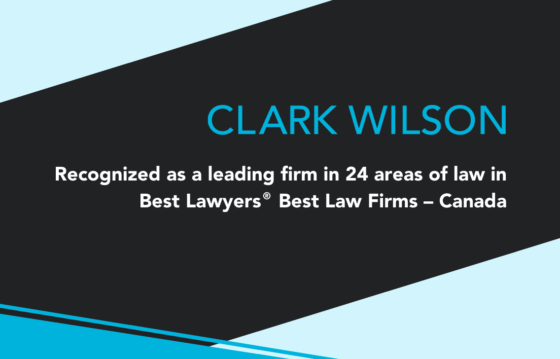 Clark Wilson LLP - Vancouver Law Firm | Leading Vancouver Lawyers