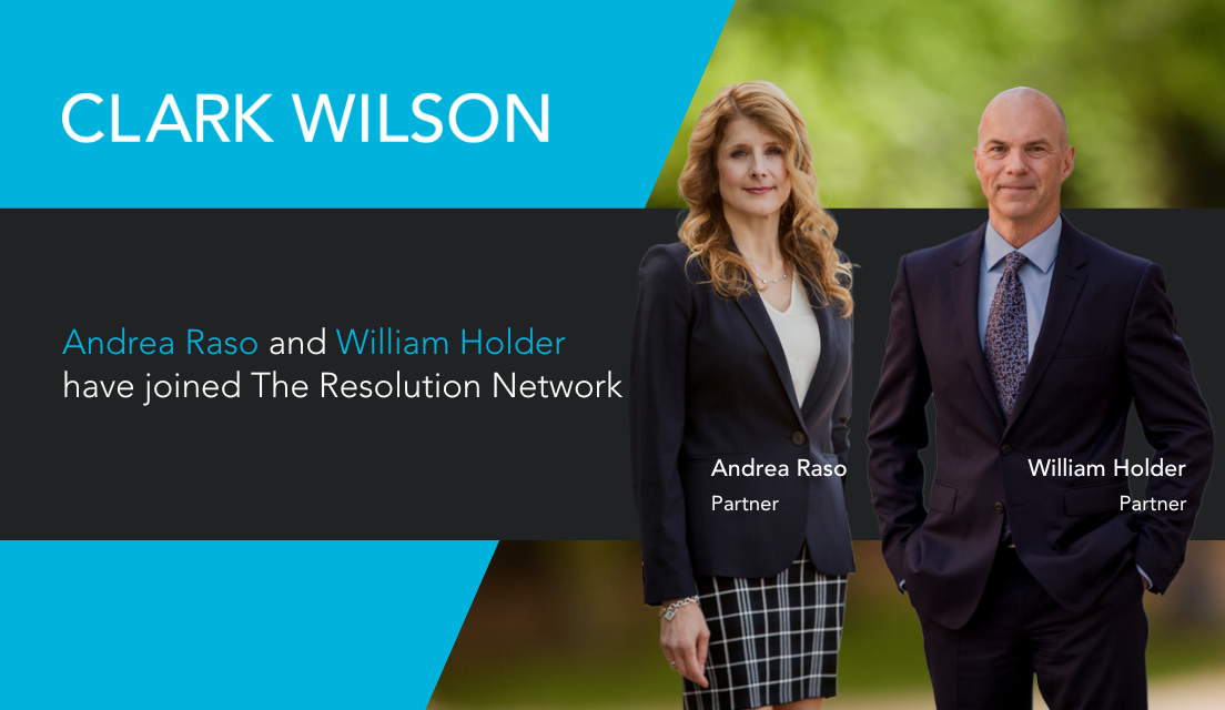 Andrea Raso and William Holder Appointed as Mediators at The Resolution ...